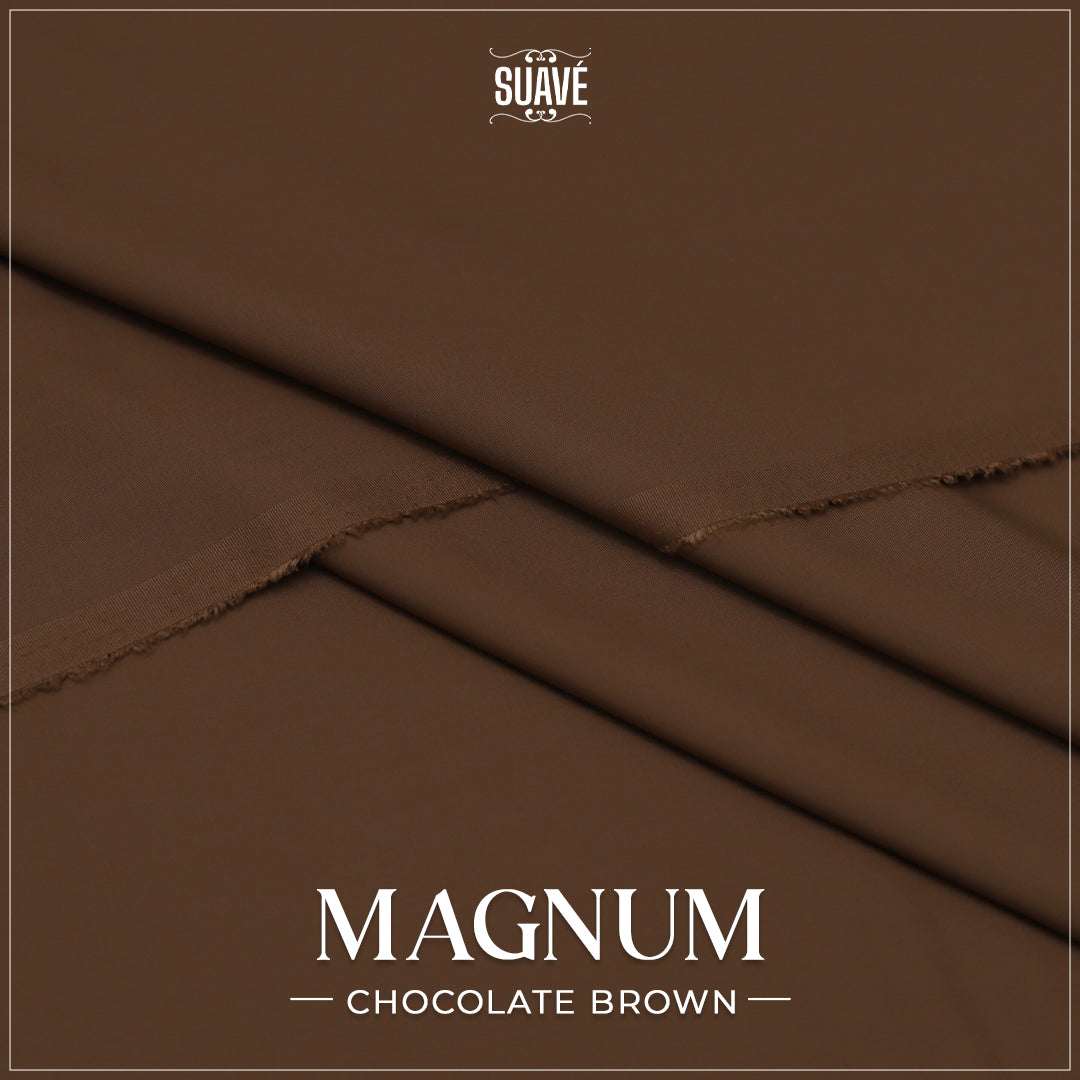 Chocolate Brown - Magnum Premium Suiting – Suave Pk